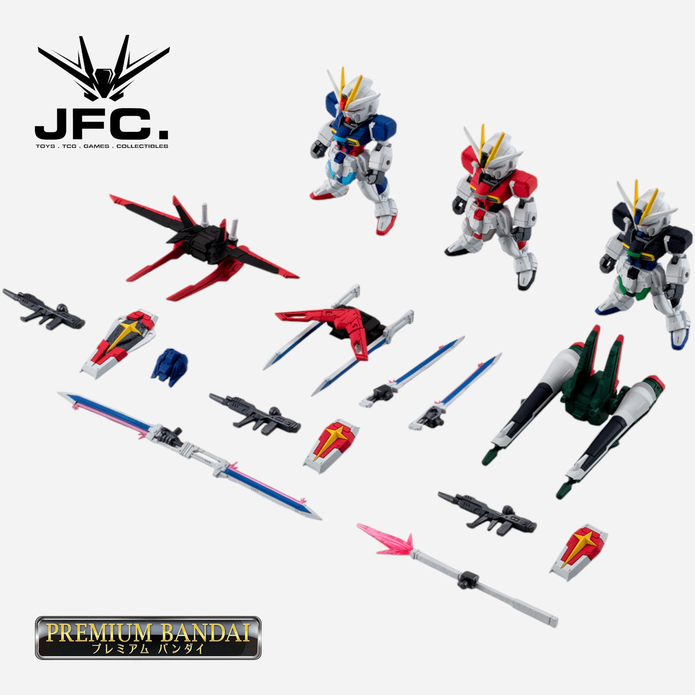 FW GUNDAM CONVERGE - IMPULSE GUNDAM SILHOUETTE SET – JFC.